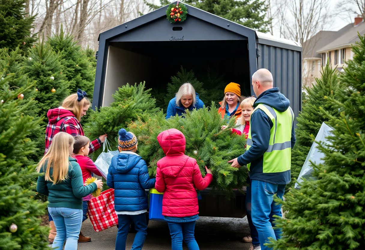 Christmas Tree Recycling in Metro Atlanta